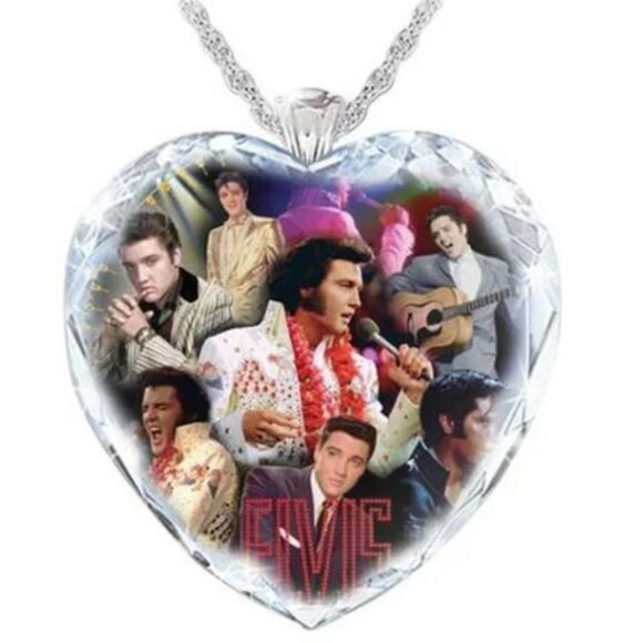 Boutique | Jewelry | Rare Elvis Presley 4th Anniversary Necklace | Poshmark